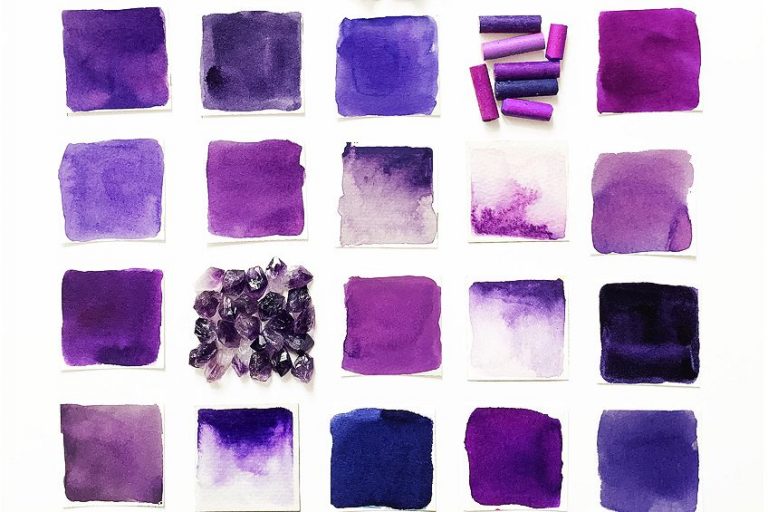 What Colors Make Purple? - Mixing Recipes for 25 Purple Shades