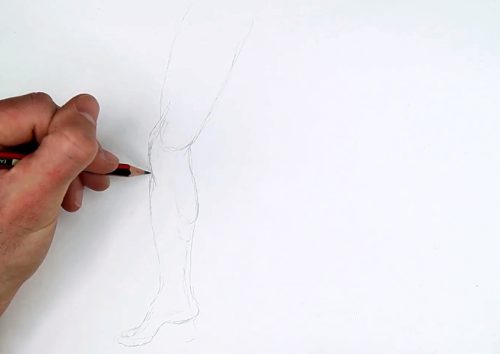 How to Draw Legs - Detailed Instructions for Leg Anatomy Drawing