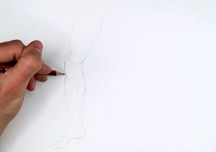 How to Draw Legs - Detailed Instructions for Leg Anatomy Drawing