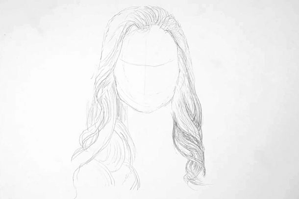 How to Draw Hair - Learn How to Create an Easy Hair Drawing