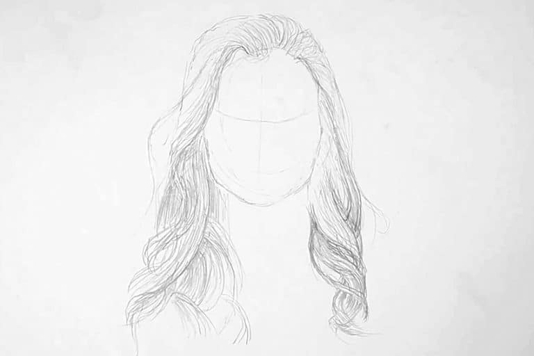 How to Draw Hair - Learn How to Create an Easy Hair Drawing