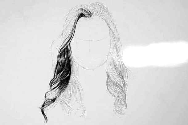 How to Draw Hair - Learn How to Create an Easy Hair Drawing