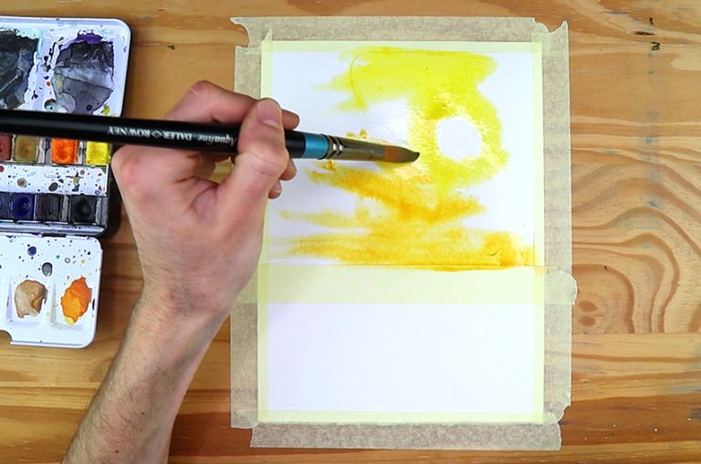 How to Paint a Sunset With Watercolors - Guide to Depicting Light