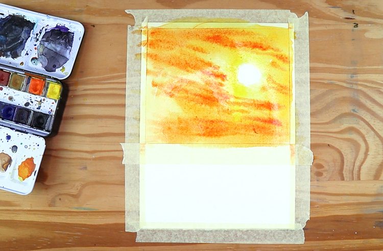 How to Paint a Sunset With Watercolors - Guide to Depicting Light