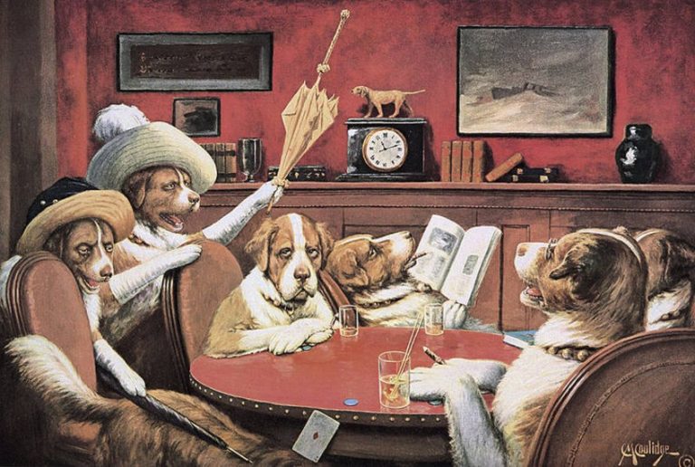 Dogs Playing Poker Cassius Marcellus Coolidge - An Analysis
