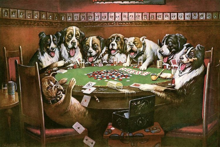 Dogs Playing Poker Cassius Marcellus Coolidge - An Analysis