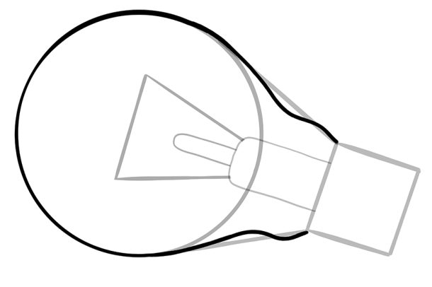How to Draw a Light Bulb - A Fun and Simple Light Bulb Drawing