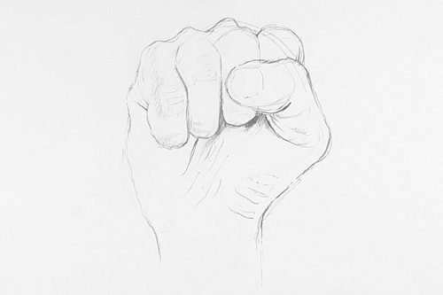 How to Draw a Fist – Clenched Fist Drawing Step-by-Step Tutorial
