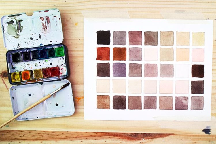 Watercolor Skin Tones - How to Make Skin Color With Watercolor