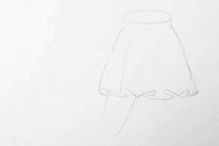 How to Draw a Skirt – Create a Realistic Skirt Drawing