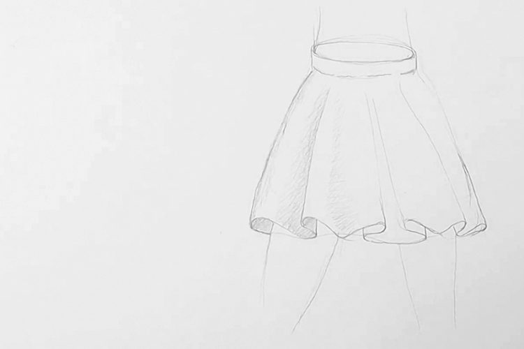 How to Draw a Skirt – Create a Realistic Skirt Drawing