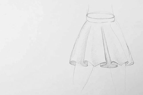 How to Draw a Skirt – Create a Realistic Skirt Drawing