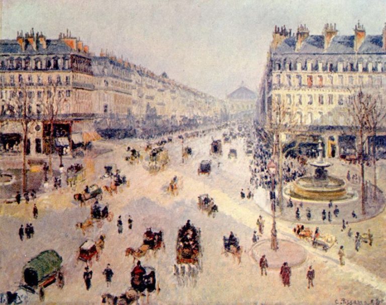 Paris Street; Rainy Day - Gustave Caillebotte's Rainy Day Painting