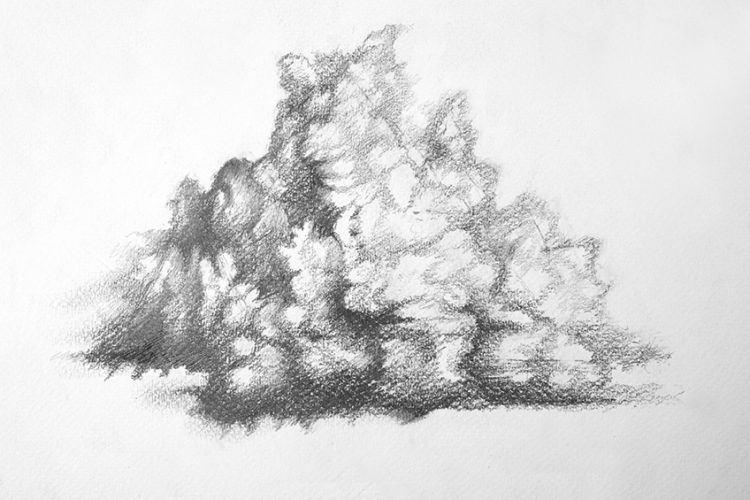 How to Draw Realistic Clouds - Pencil Skyscape Drawing Lesson