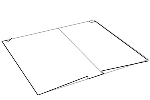 How to Draw a Book - An Easy Tutorial for an Open Book