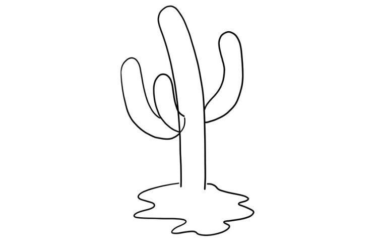 How to Draw a Cactus - A Step-by-Step Realistic Cactus Drawing