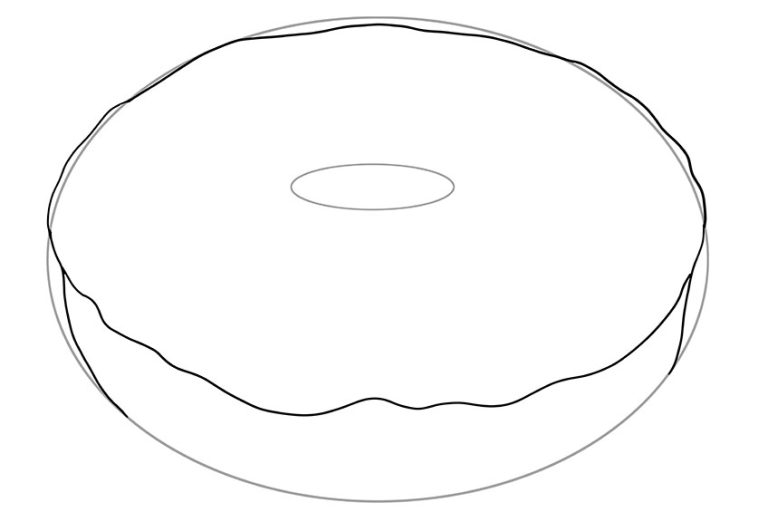 How to Draw a Donut - Simple Confectionary Illustration Guide