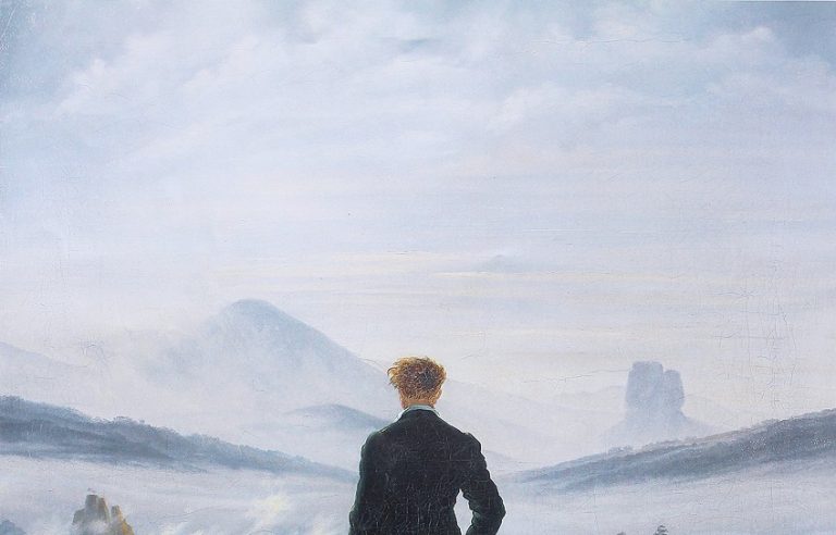 "Wanderer Above the Sea of Fog" by Caspar David Friedrich