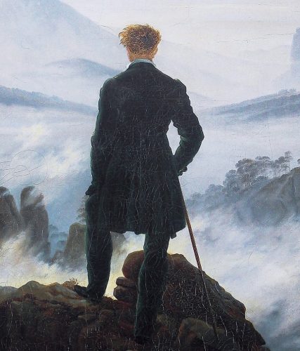 "Wanderer Above the Sea of Fog" by Caspar David Friedrich