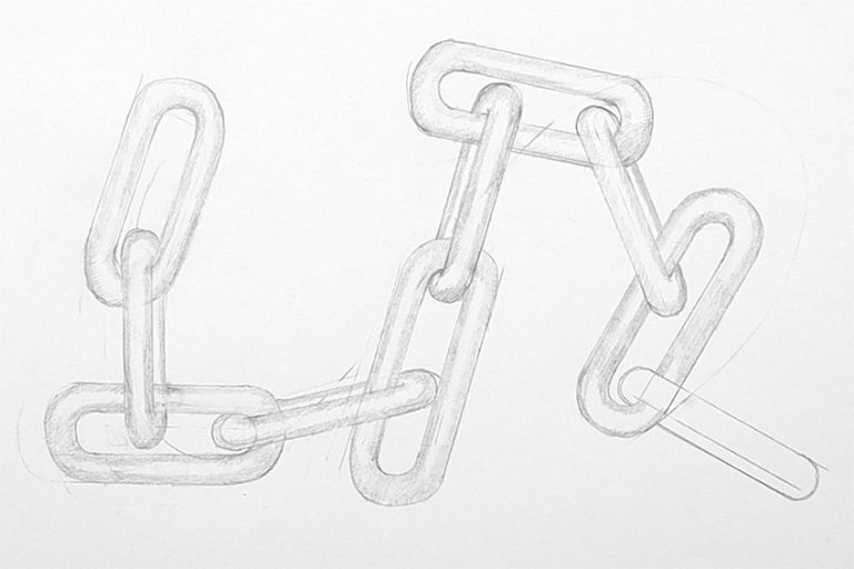 How to Draw Chains - A Detailed and Realistic Drawing Tutorial