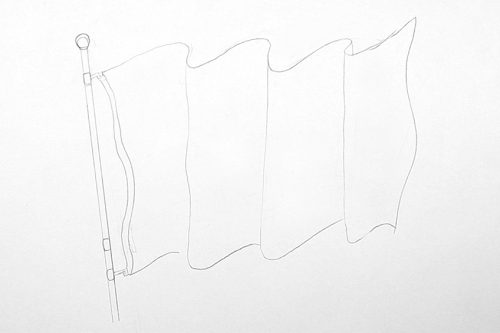 How to Draw a Flag – Easy American Flag Drawing Tutorial
