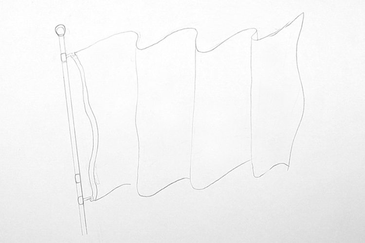 How to Draw a Flag – Easy American Flag Drawing Tutorial