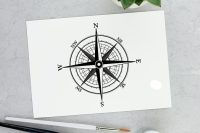How to Draw a Compass Rose - A Step-by-Step Compass Sketch Tutorial