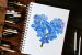 How to Draw a Forget-Me-Not Flower - Real Forget-Me-Not Sketch