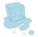 How to Draw an Ice Cube - An Easy Melting Ice Cube Drawing