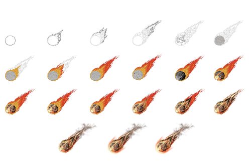 How to Draw a Meteor - A Realistic Asteroid Drawing for All Artists