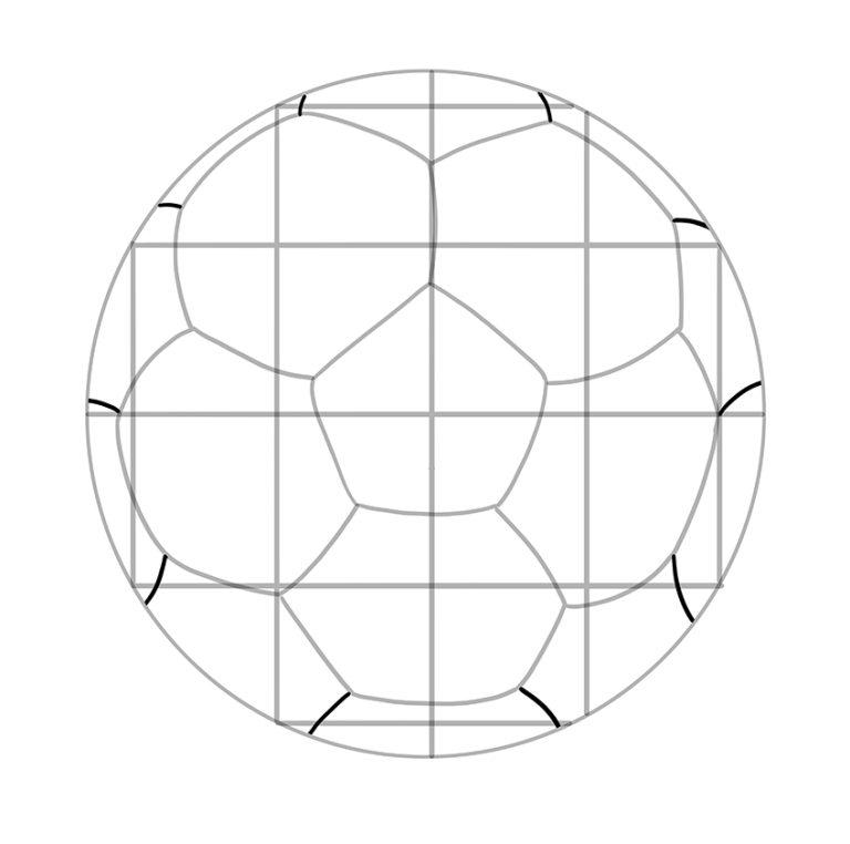 How to Draw a Soccer Ball - A Step-by-Step Soccer Ball Drawing