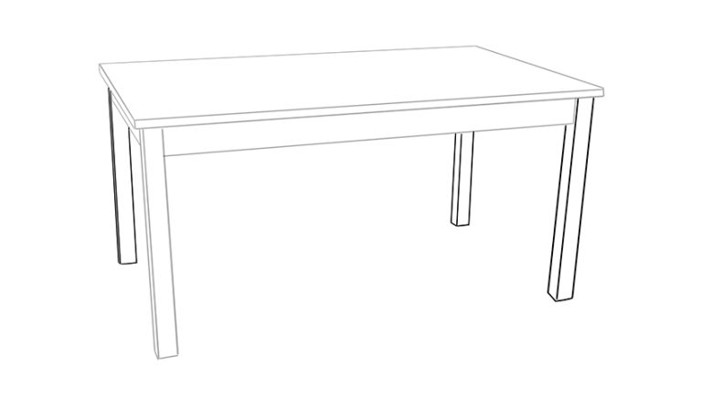 How to Draw a Table - A Fun and Easy Table Illustration Guide
