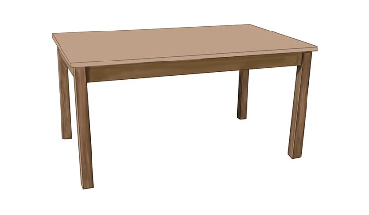 How to Draw a Table - A Fun and Easy Table Illustration Guide