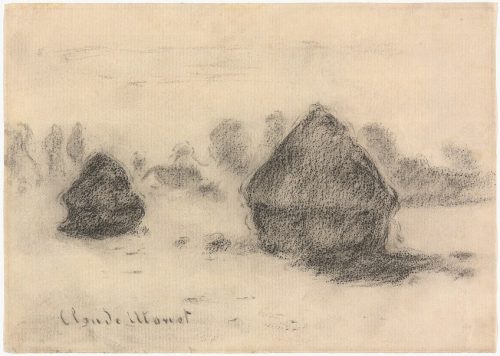 "Haystacks" by Claude Monet - Monet's Grainstacks at Giverny Paintings