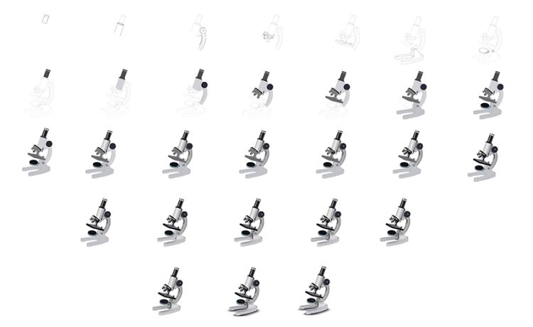 How to Draw a Microscope - Realistic Microscope Drawing Tutorial