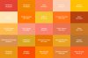 Shades of Orange - 100 Tones Including All Color Codes