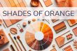 Shades of Orange - 100 Tones Including All Color Codes
