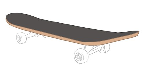 How to Draw a Skateboard - An Easy Skateboard Drawing Tutorial