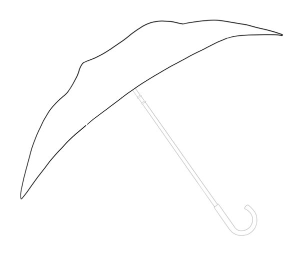 How to Draw an Umbrella - A Bright and Easy Umbrella Drawing