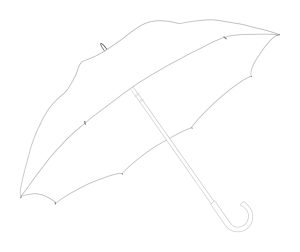 How to Draw an Umbrella - A Bright and Easy Umbrella Drawing