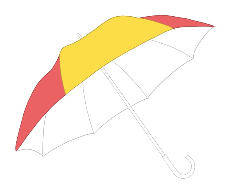 How to Draw an Umbrella - A Bright and Easy Umbrella Drawing