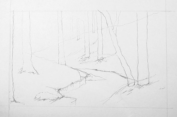 How to Draw a Forest - Step-by-Step Drawing Tutorial