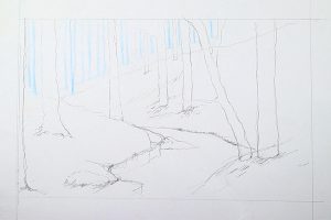How to Draw a Forest - Step-by-Step Drawing Tutorial