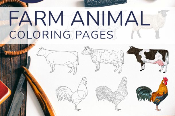 Farm Animal Coloring Pages - Pictures to Download and Color