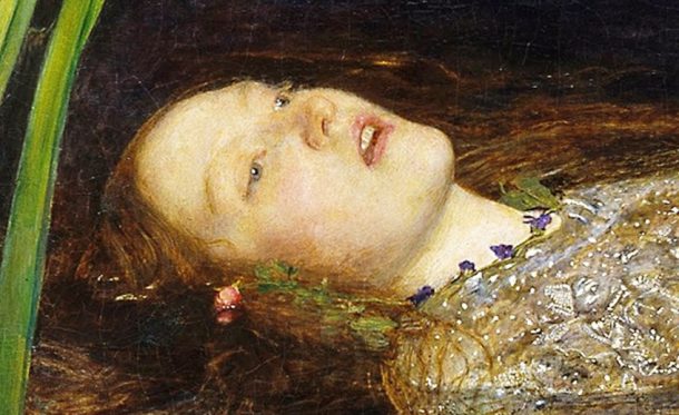 "Ophelia" by John Everett Millais - The Tragic Story of Ophelia