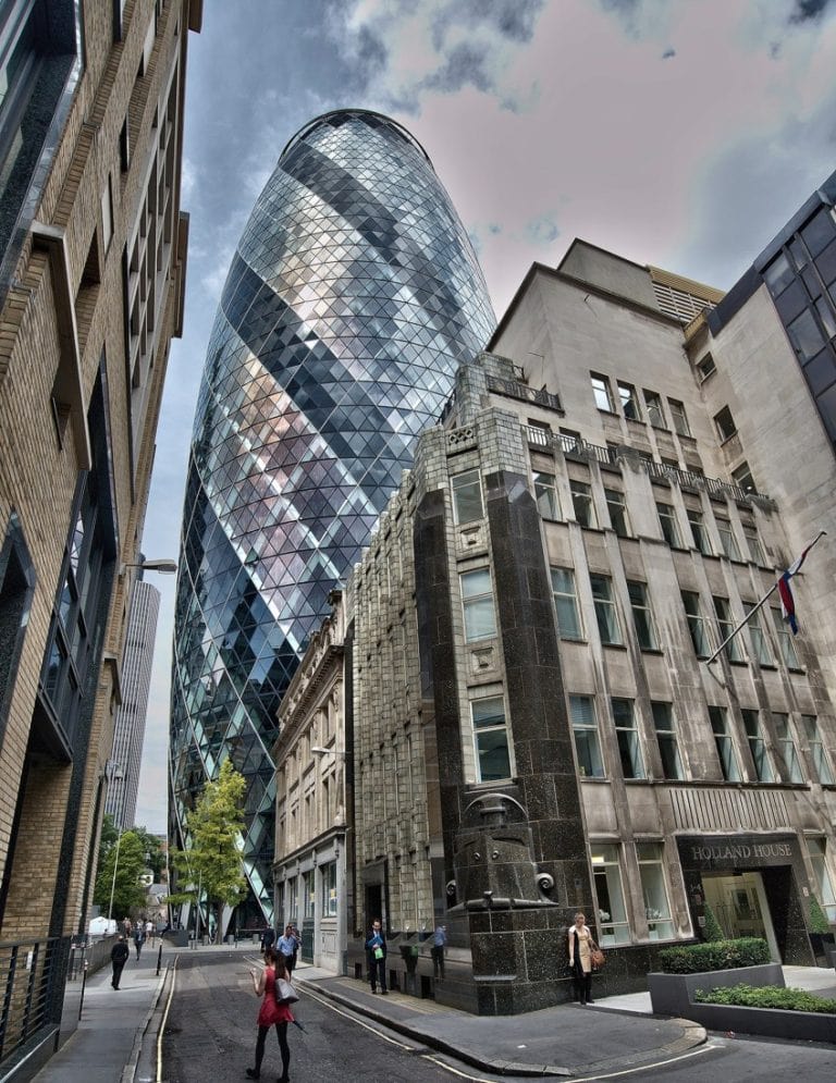 The Gherkin, London - The UK's Famous Egg-Shaped Building