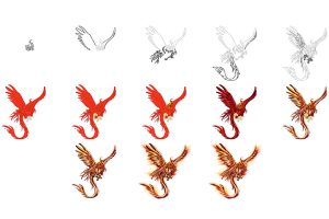How to Draw a Phoenix - Beautiful Phoenix Illustration Guide