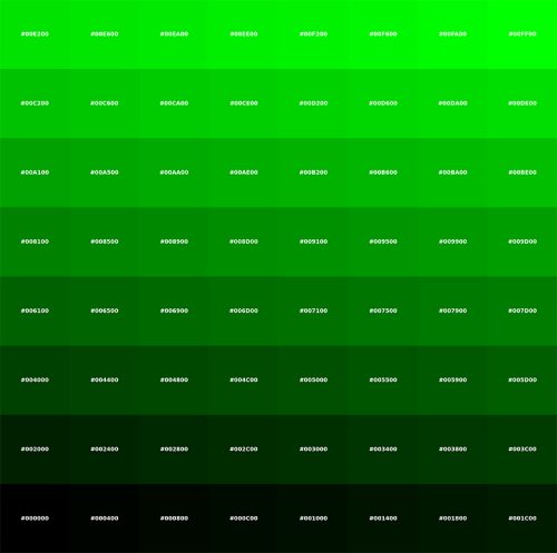 Shades of Green Color - The 100 Must-See Tones