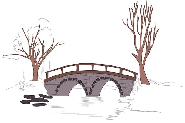 How to Draw a Bridge - An Easy-to-Follow Bridge Drawing Tutorial