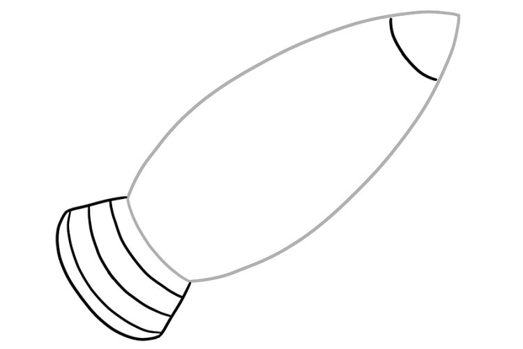 How to Draw a Rocket - An Easy Rocket Drawing Tutorial